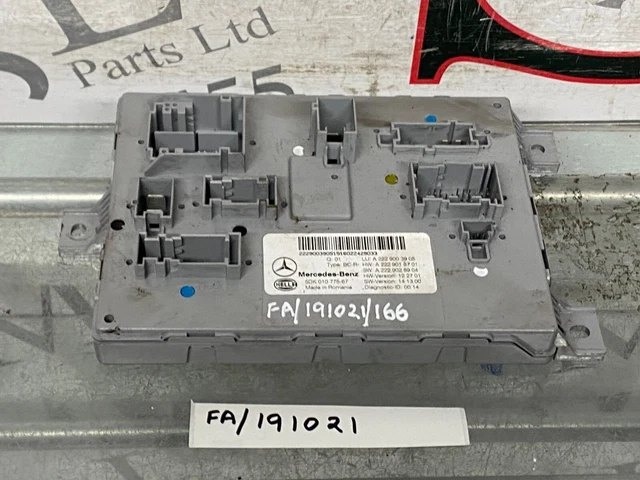 MERCEDES BENZ W222 S Class Fuse Box Sam Control Module Unit Ecu ...