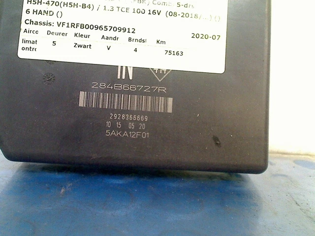 284B66727R BOITE A FUSIBLES Renault Megane IV Estate (RFBK) 2020 EUR ...