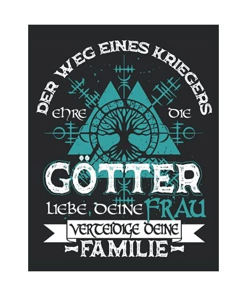 WIKINGER GÖTTER FAMILIE Krieger Totenkopf Nordische Mythologie Spruch ...