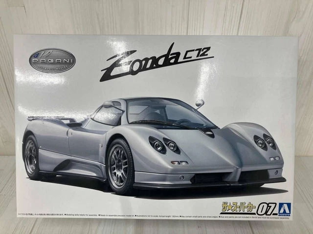 AOSHIMA 1/24 THE Supercar Series No.7 '00 PAGANI Zonda C12S Plastic ...