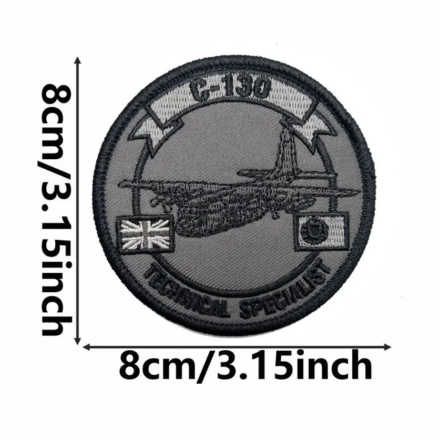 PATCH MILITAIRE C-130 Hercules Technical Specialist Aviation Armée ...