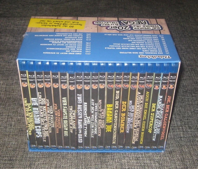 BUD SPENCER & Terence Hill 20er Mega Blu-Ray Collection Box 20 Filme NEU Folie EUR 219,88 ...