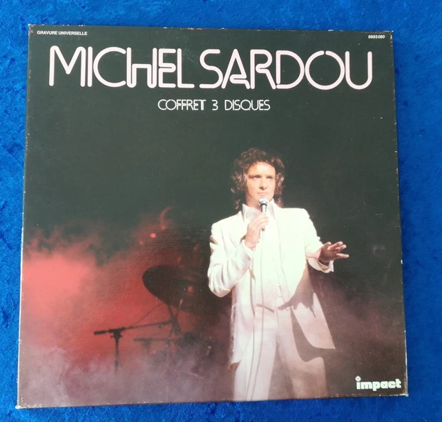 COFFRET MICHEL SARDOU - 3 Disques Vinyles - Impact EUR 20,00 - PicClick FR