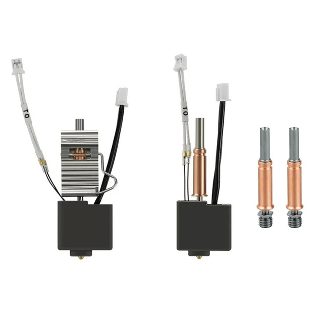 EXTRUDER HOTEND KIT Nozzle Thermistor Heating Tube Heater with Heat ...