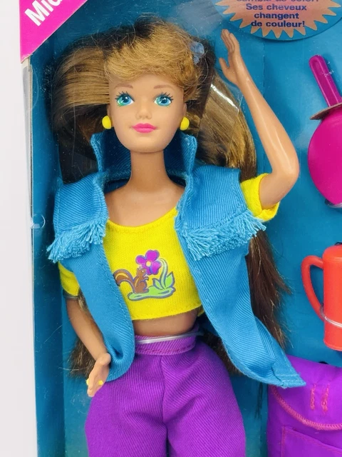 VINTAGE 1993 NEW CAMP Barbie MIDGE Doll Hair Color Change Camping 11077 ...
