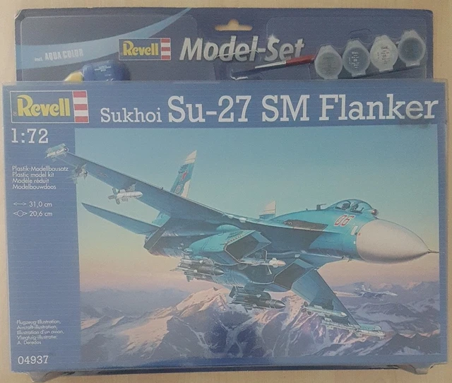 REVELL SUKHOI SU-27 SM Flanker Model Kit Scale 1:72 Sealed £19.99 ...