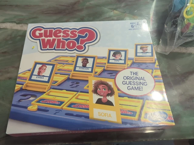 GUESS WHO? THE Original Classic Guessing Game By Hasbro Gaming DAMG BOX ...