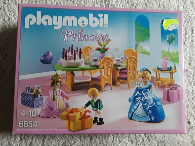 PLAYMOBIL PRINCESS 6854 Salle à manger Pour anniversaire princier NEUF ...