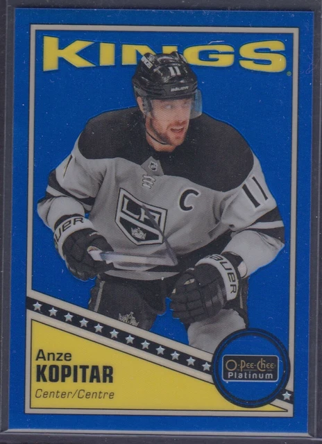ANZE KOPITAR, 2019 O-Pee-Chee Platinum BLUE RAINBOW #R-45, /149 EUR 6 ...