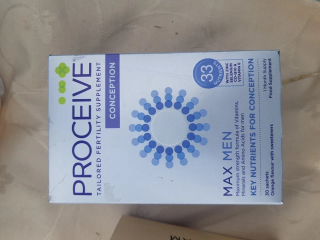 PROCEIVE ADVANCED FERTILITY Supplement Max Men - 30 Sachets, Long ...