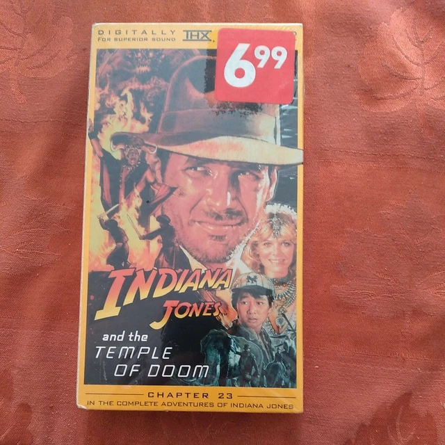 INDIANA JONES AND the Temple of DOOM VHS 1984 1999 Lucasfilm Sealed THX ...
