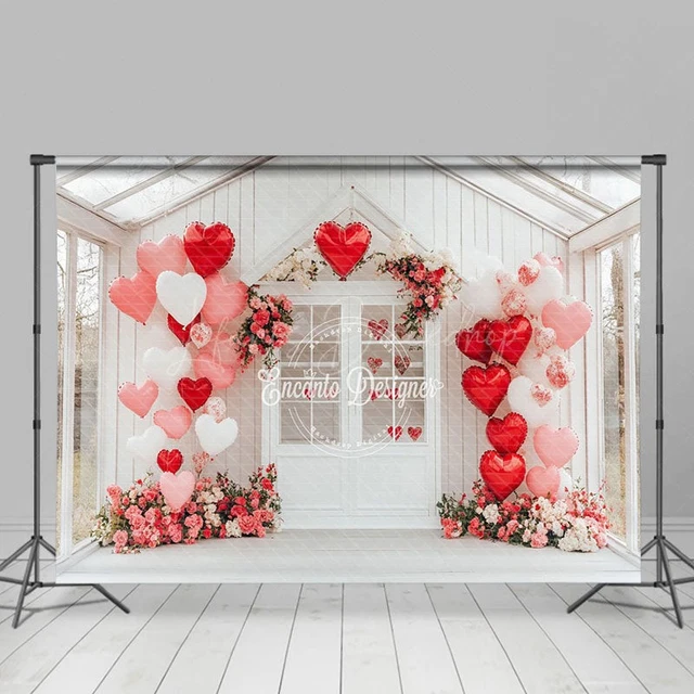 LOFARIS OUTDOOR WHITE Romantic House Balloon Floral Backdrop $36.01 ...