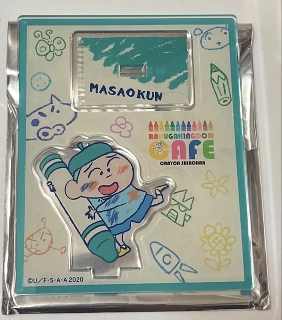 CRAYON SHIN-CHAN CAFE Rakuga Kingdom supporto acrilico Masao EUR 58,08 ...