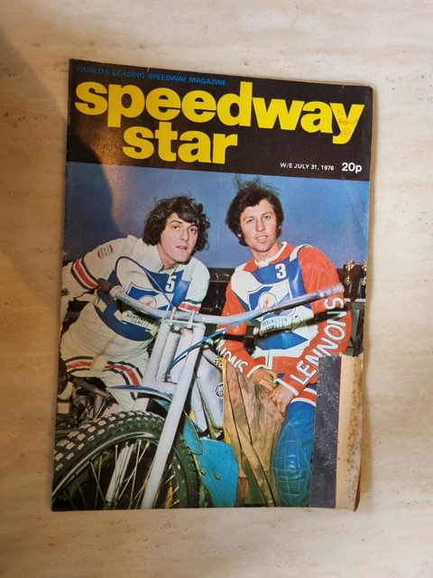 SPEEDWAY STAR COLIN Goad und Lou Sansom 31. Juli 1976 Vol.25 Nr.18 EUR ...