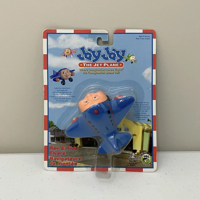 JAY JAY THE Jet Plane Rev & Ride Flyers Pull Back Toy 2002 Jay Jay Action Figure $39.99 ...