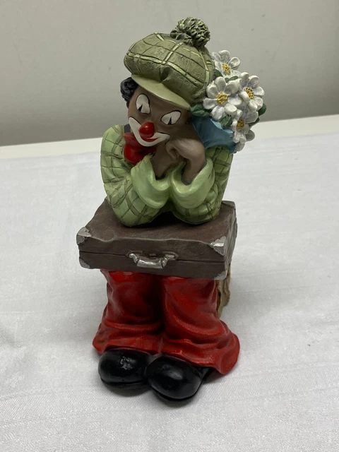 Gilde Clown Mit Blumenstrau