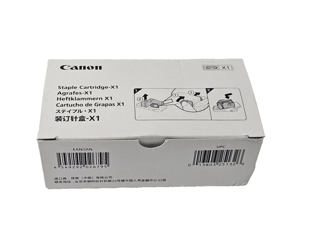 CANON GENUINE STAPLE Cartridge X1 / 0146C001(AA) Box of 3 cartridges V1 ...