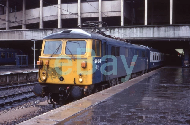 35MM RAILWAY SLIDE of Class 87 87014 @ Birmingham New Street Copyright ...