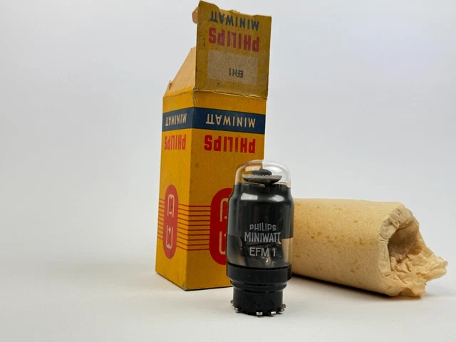 PHILIPS EFM1 TUBO NOS IMBALLO ORIGINALE raro occhio magico display ...