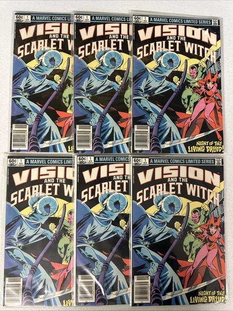VISION AND THE Scarlet Witch #1 x6 Copies 1982 Comic Bronze Age Marvel ...