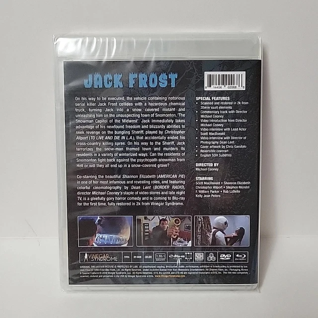 JACK FROST BLU Ray (Vinegar Syndrome, Region Free) CHRISTMAS HORROR New, OOP! $59.95 - PicClick CA