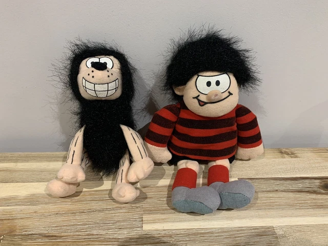 VINTAGE BEANO DENNIS The Menace & Gnasher Soft Toy Plush Bundle 1996 £ ...