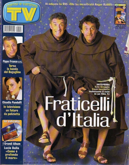 RIVISTA TV SORRISI E CANZONI ANNO 2002 NUMERO 4 GREGGIO E IACCHETTI EUR ...