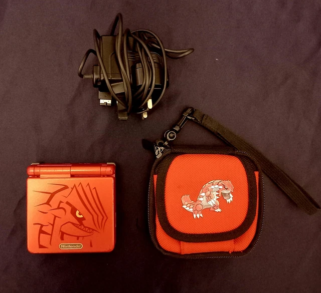 NINTENDO GAMEBOY ADVANCE SP Special Edition Pokemon Groudon Console Genuine £229.99 - PicClick UK