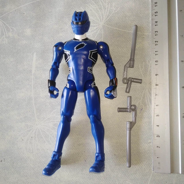 POWER RANGERS JUNGLE FURY action figure - blue ranger - complet ...