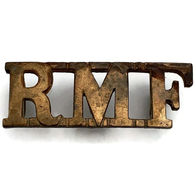 ORIGINAL WW1 ROYAL Munster Fusiliers Regiment RMF Irish Shoulder Title ...