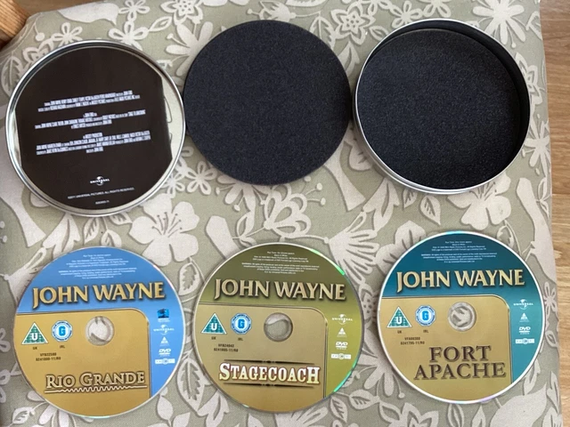 JOHN WAYNE WESTERNS box set 3 x DVDs EUR 9,46 - PicClick IT