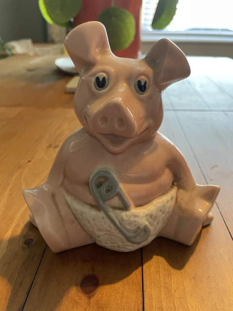 NATWEST WADE PIGS Full Set 5 Ceramic Piggy Banks England with Original ...