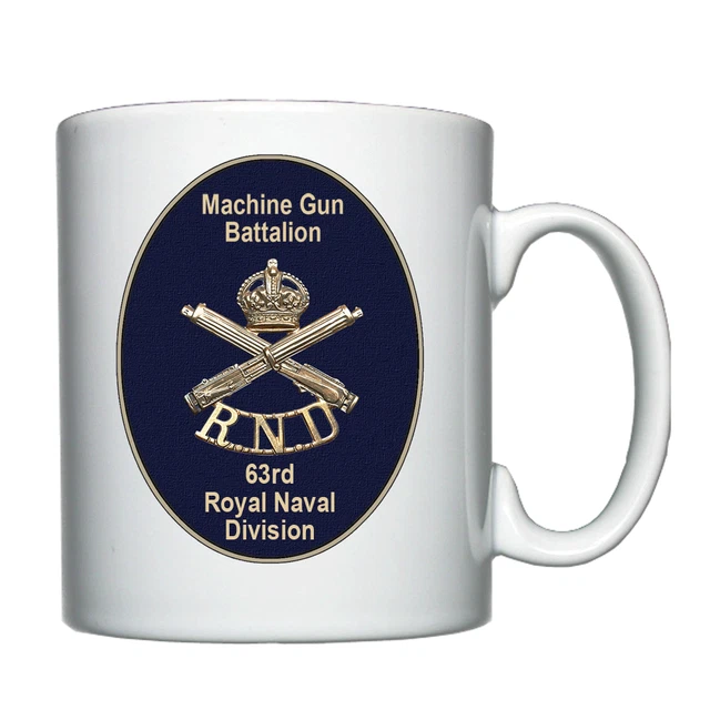 MACHINE GUN BATTALION, 63rd Royal Naval Division, WW1, personalised mug ...