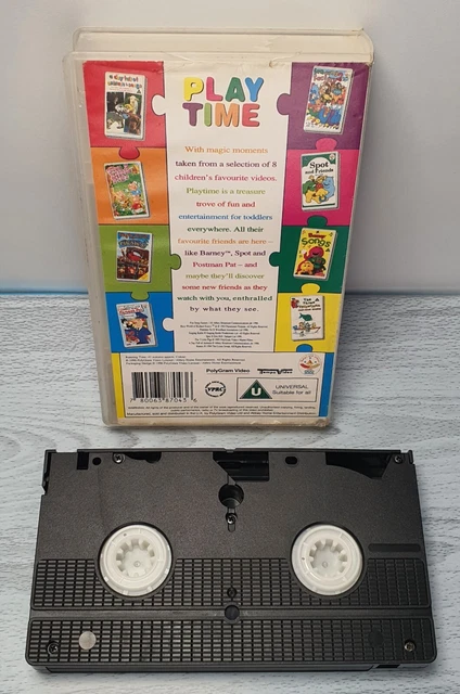 PLAYTIME KIDS' VHS/PAL - Barney, Spot, Fun Song Factory, Singing Kettle ...