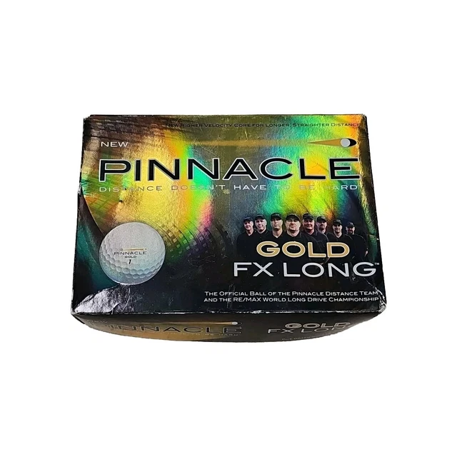 PINNACLE GOLD FX Soft Distance 12 Pack (1 Dozen) Golf Balls $11.16 ...