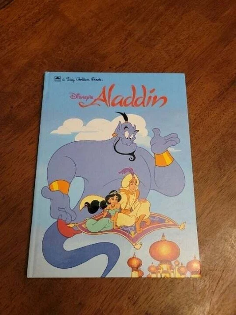 Golden Sound Story Book Vintage 1992 Disney Aladdin Talks Music Sounds