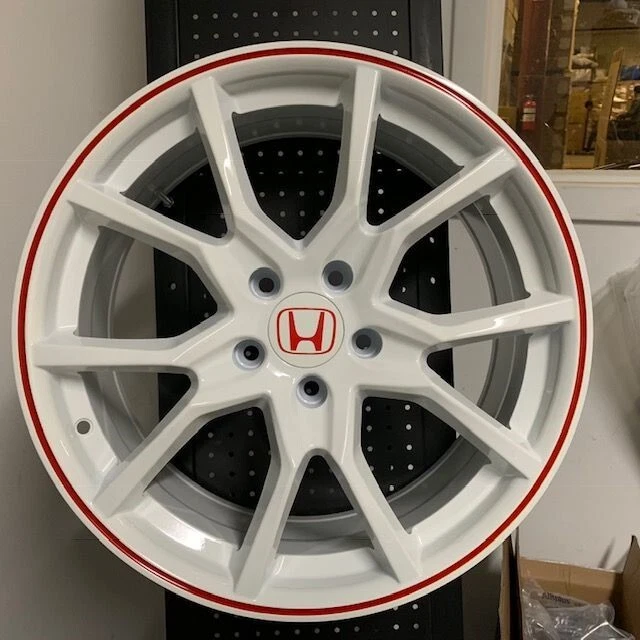 18& FK8 TYPE R Style Sport White Wheels Rims Fits Honda Crv Odyssey ...