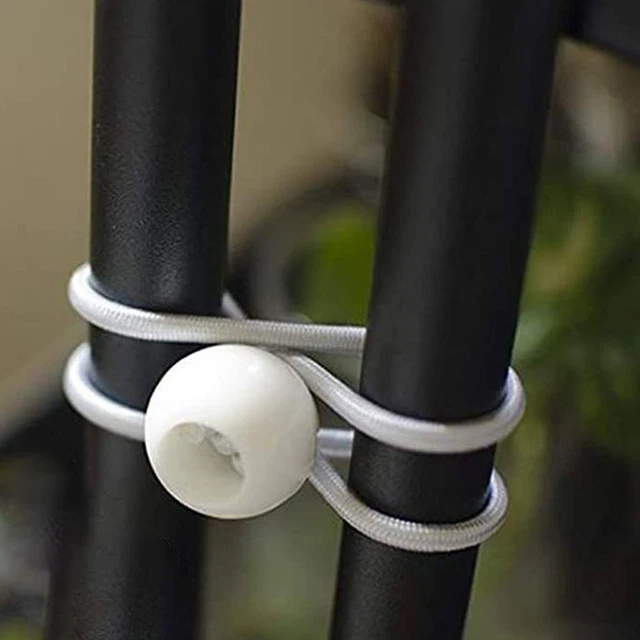 50 PCS BUNGEE Cord Heavy Duty Latex Elastic Cord for Tarp Canopy Tie ...