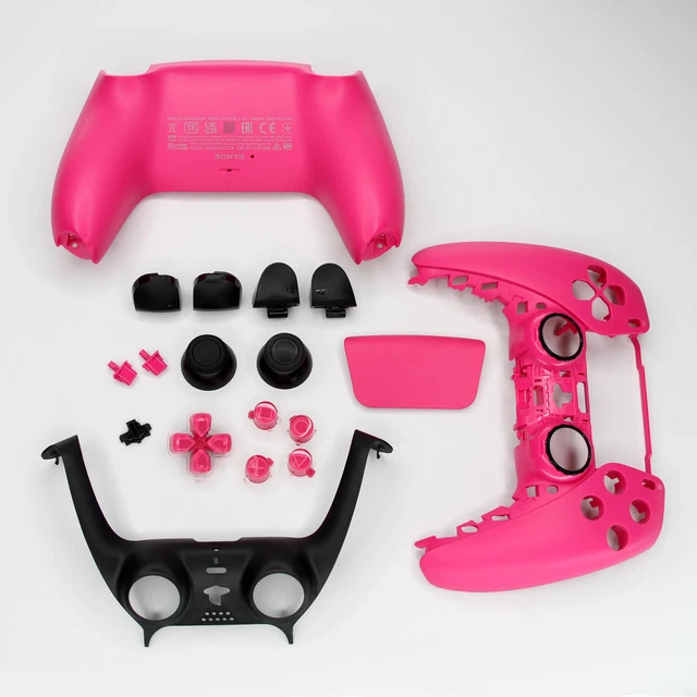 SONY PS5 CONTROLLER Shell Kit Front Back Touchpad Buttons Pink Purple ...