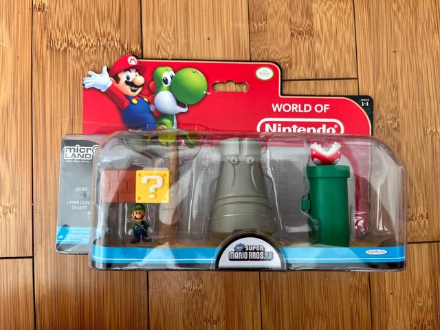 MONDE DE NINTENDO Super Mario Micro Land Figurine Jouet Luigi Et Gâteau ...