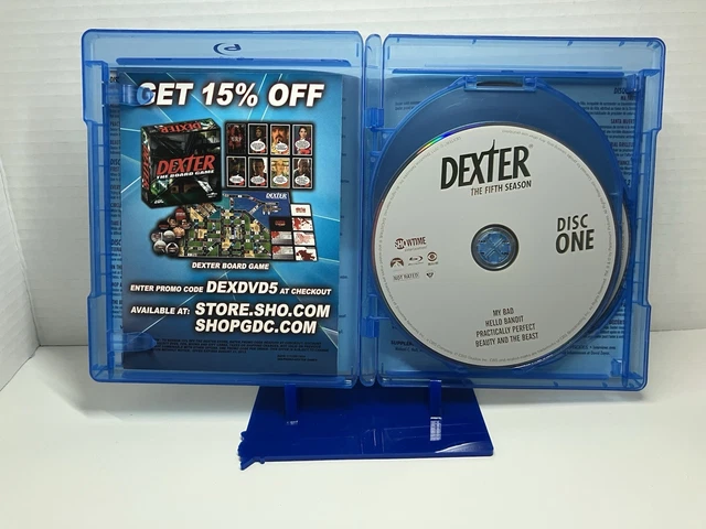 DEXTER: THE COMPLETE Fifth Season (Blu-ray) All Discs Complete $9.99 ...