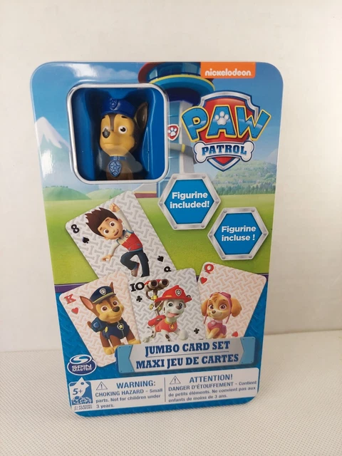 NICKELODEON SPINMASTER PAW Patrol Figurine Included Jumbo Card Set ...