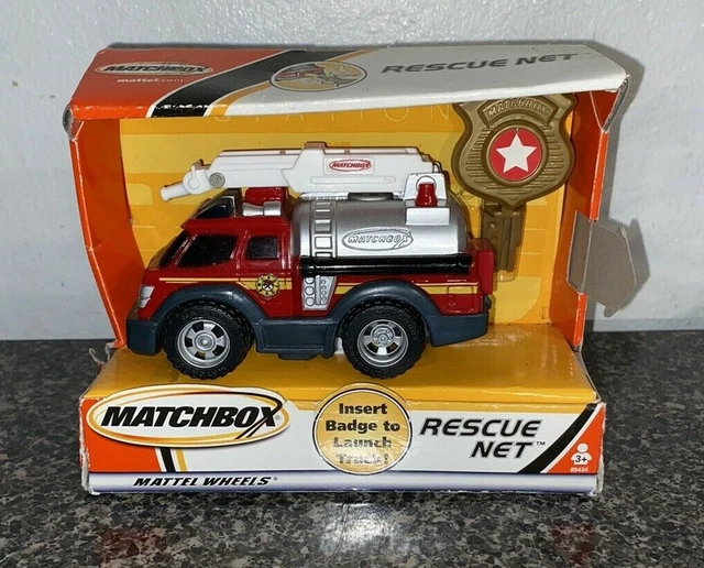 MATCHBOX RESCUE NET Fire Tanker Truck 2001 - Tested $10.99 - PicClick