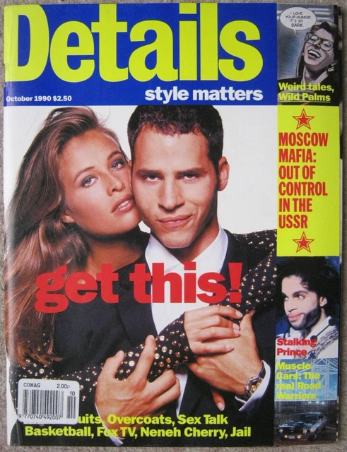 DETAILS MAGAZINE OCTOBER 1990 Prince Neneh Cherry Matthew Modine ...