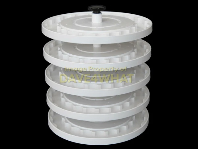 CUSTOM PAINTIER 5-TIER Rotating Carousel Hobby Paint Rack for 10ml ...