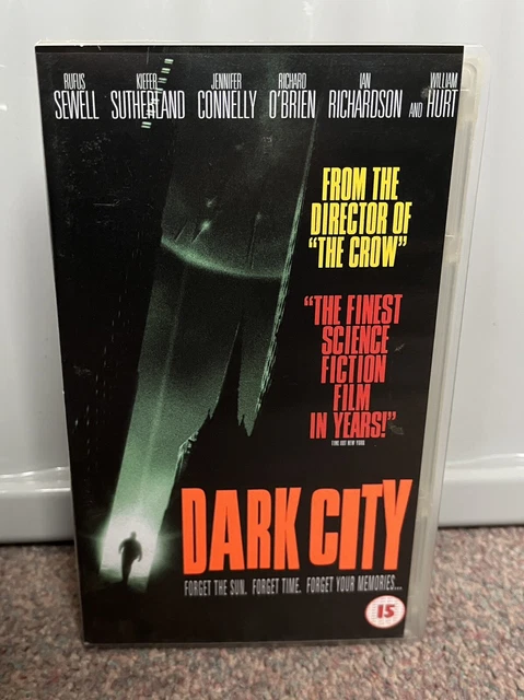 DARK CITY (VHS 1998) Rufus Sewell, Kiefer Sutherland, Jennifer Connelly ...
