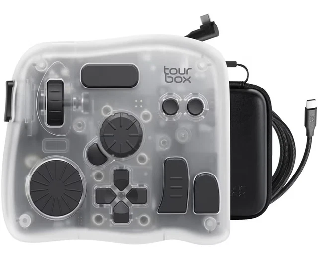TOURBOX ELITE PLUS Bluetooth Controller Windows mac OS iPad Drawing ...
