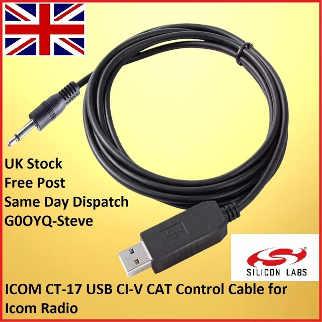 ICOM CT-17 CI-V CAT Programming Cable for IC-746PRO, IC-750, IC-750A ...