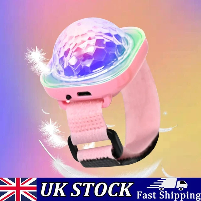 MINI BRACELET DISCO Lights Sound Control 400mAh LED Stage Light for ...