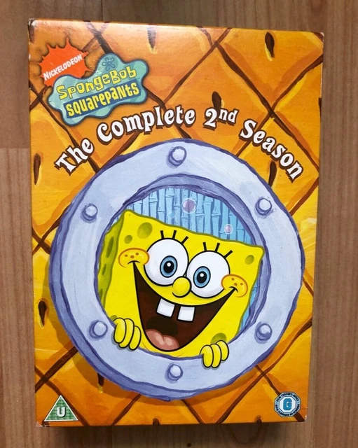 SPONGEBOB SQUAREPANTS COMPLETE Second Season 2 DVD Box Set REGION 2 £30 ...